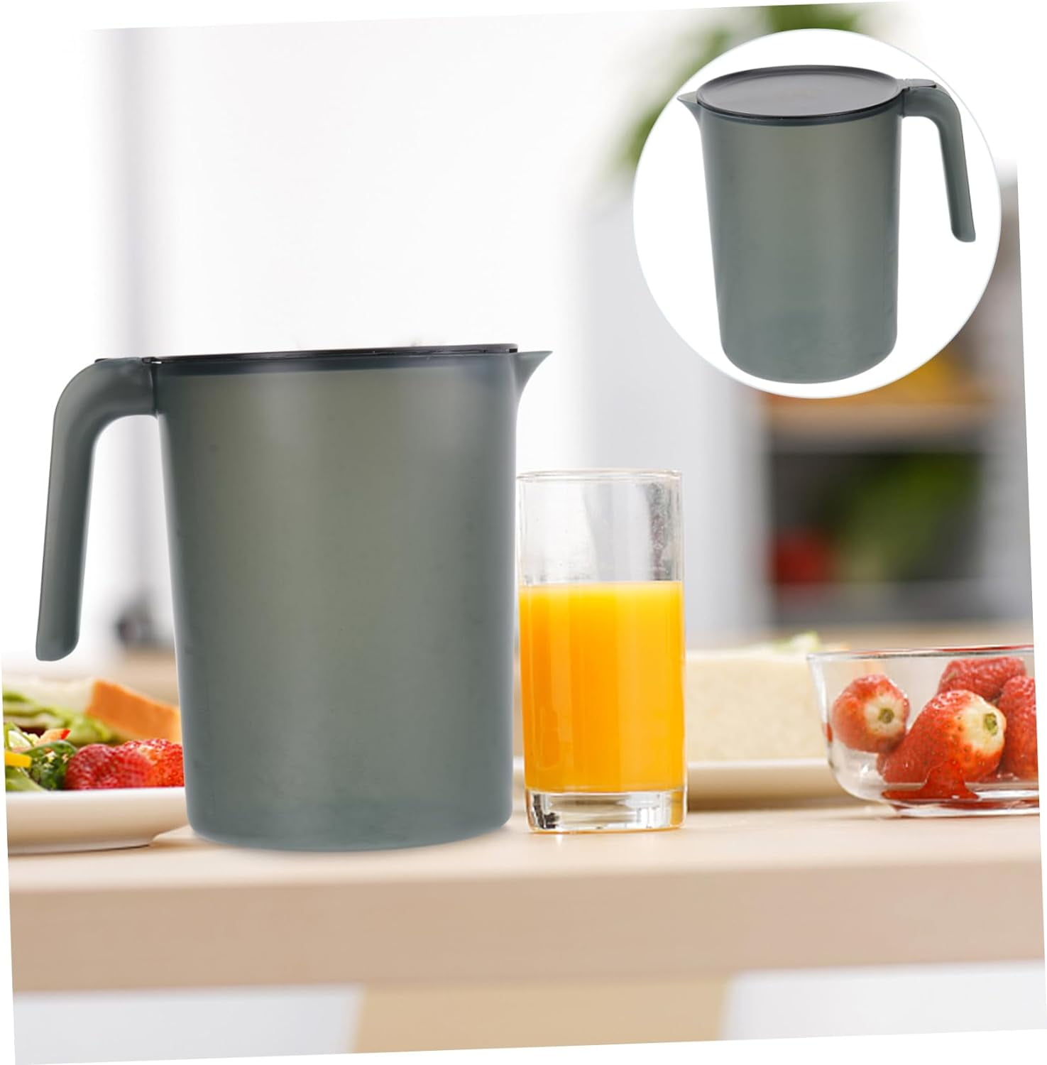 Airtight Pitcher Plastic, Clear Water Pitcher Plastic, Decanter Jug ...