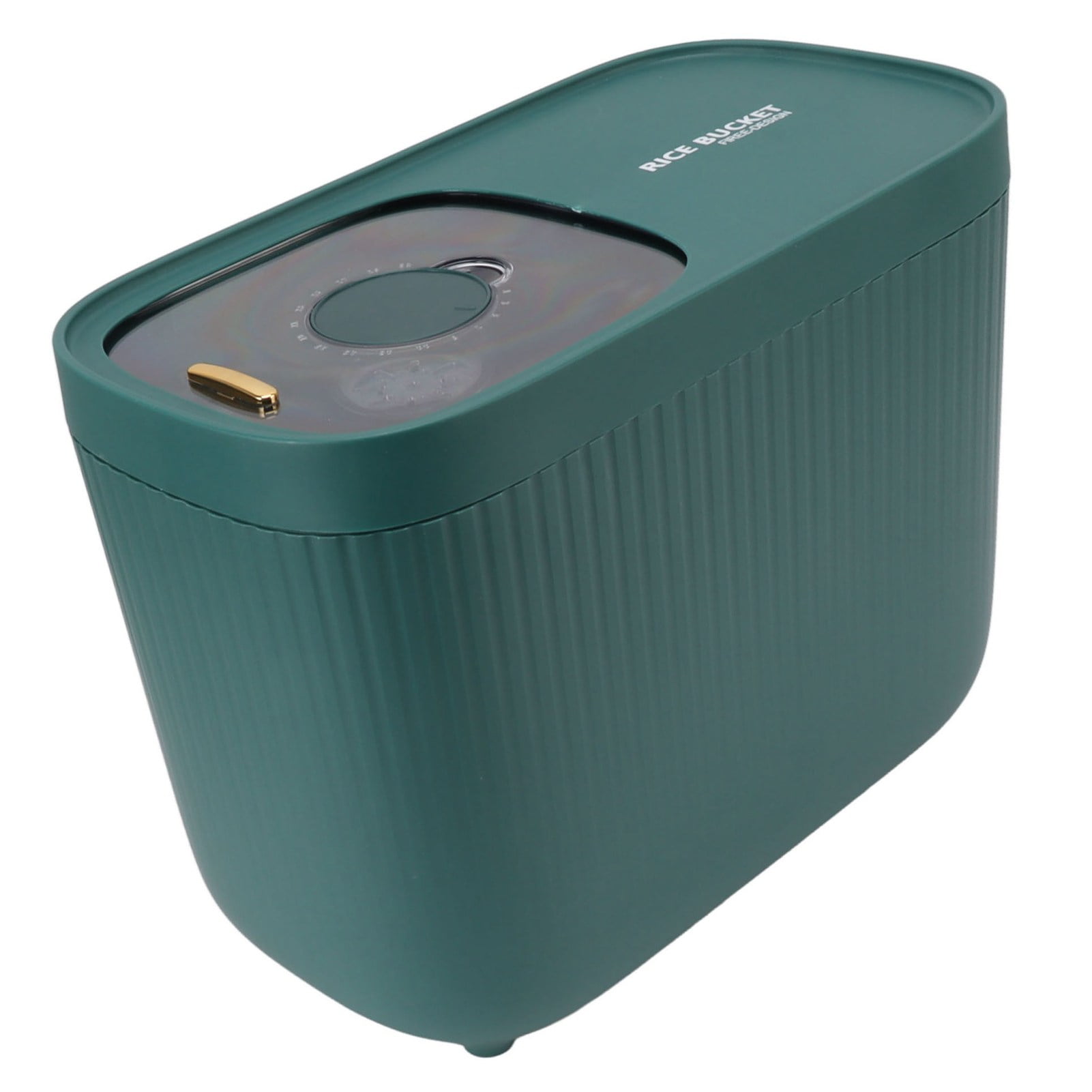 Airtight Plastic Rice Bucket - Transparent Cover Rice Container, Ideal ...