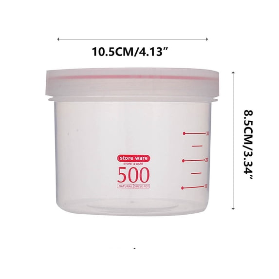 Airtight Plastic Storage Containers for Kitchen & Refrigerator ...