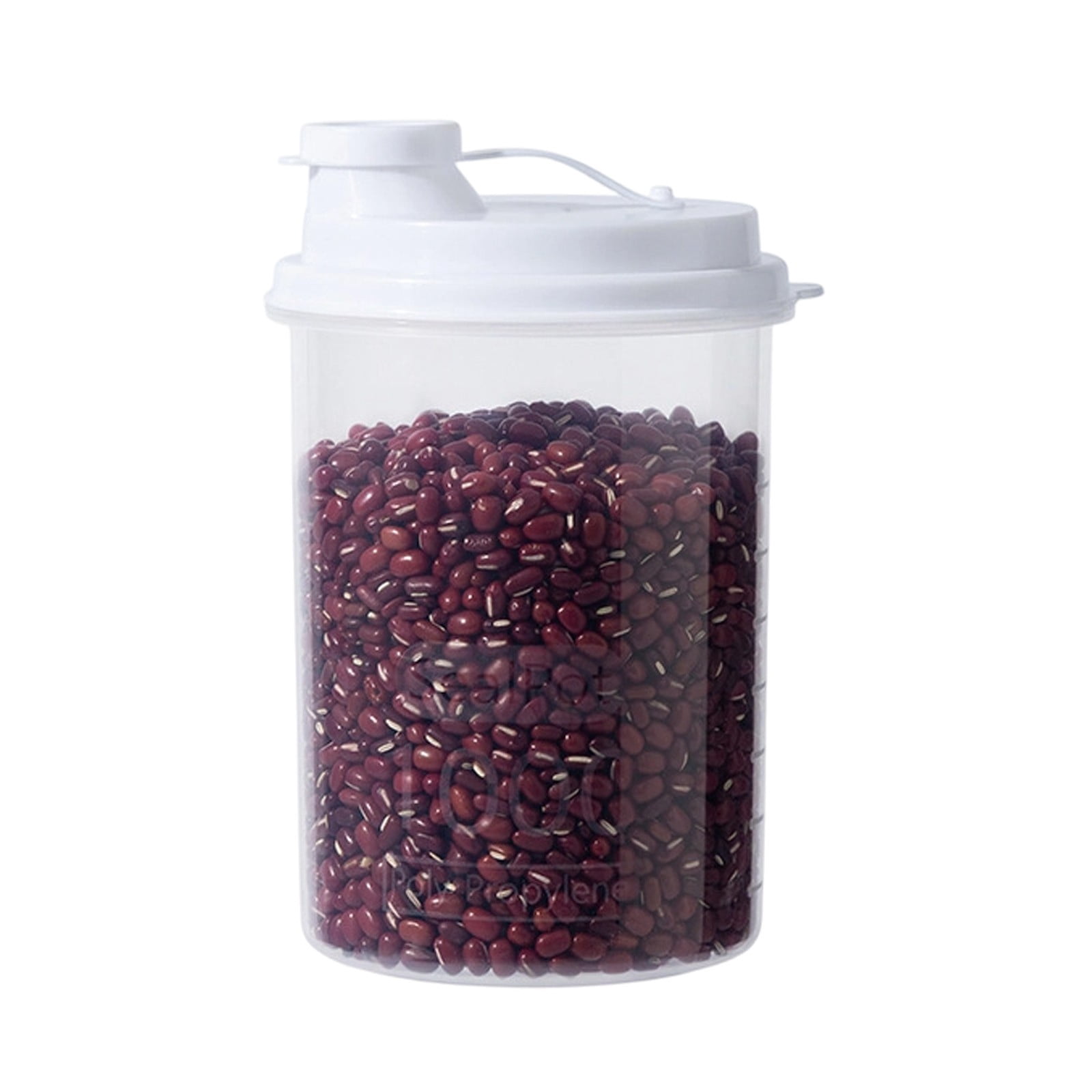 Airtight Plastic Storage Jar, Reusable Sealed Canister, Kitchen Spice ...