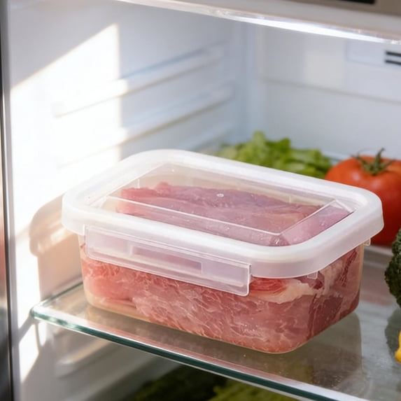 Airtight Refrigerator Storage Containers - Food-Grade Plastic Meal Prep ...