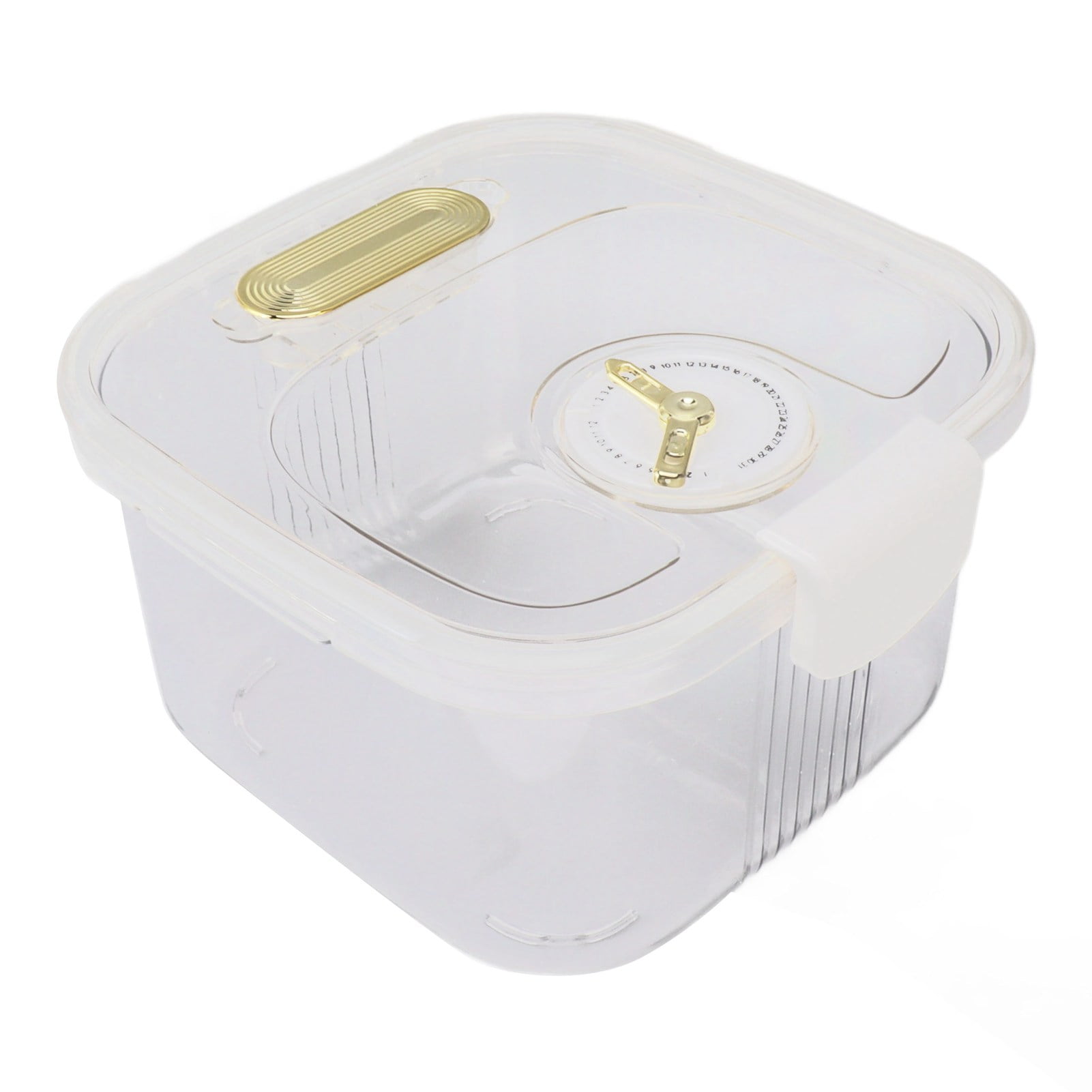 Airtight Rice Container Stackable Transparent Rice Bucket with Date for ...