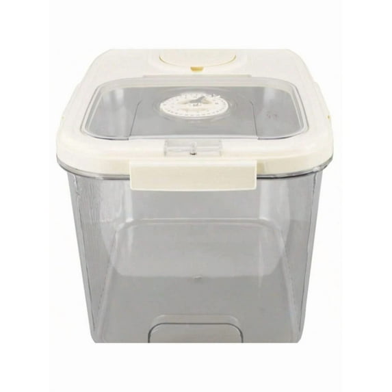 Airtight Rice Container With Date Tracker, ABS Plastic Food Storage Box ...