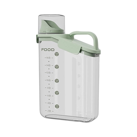 Airtight Rice Storage Container with Measuring Cup and Pour Spout ...