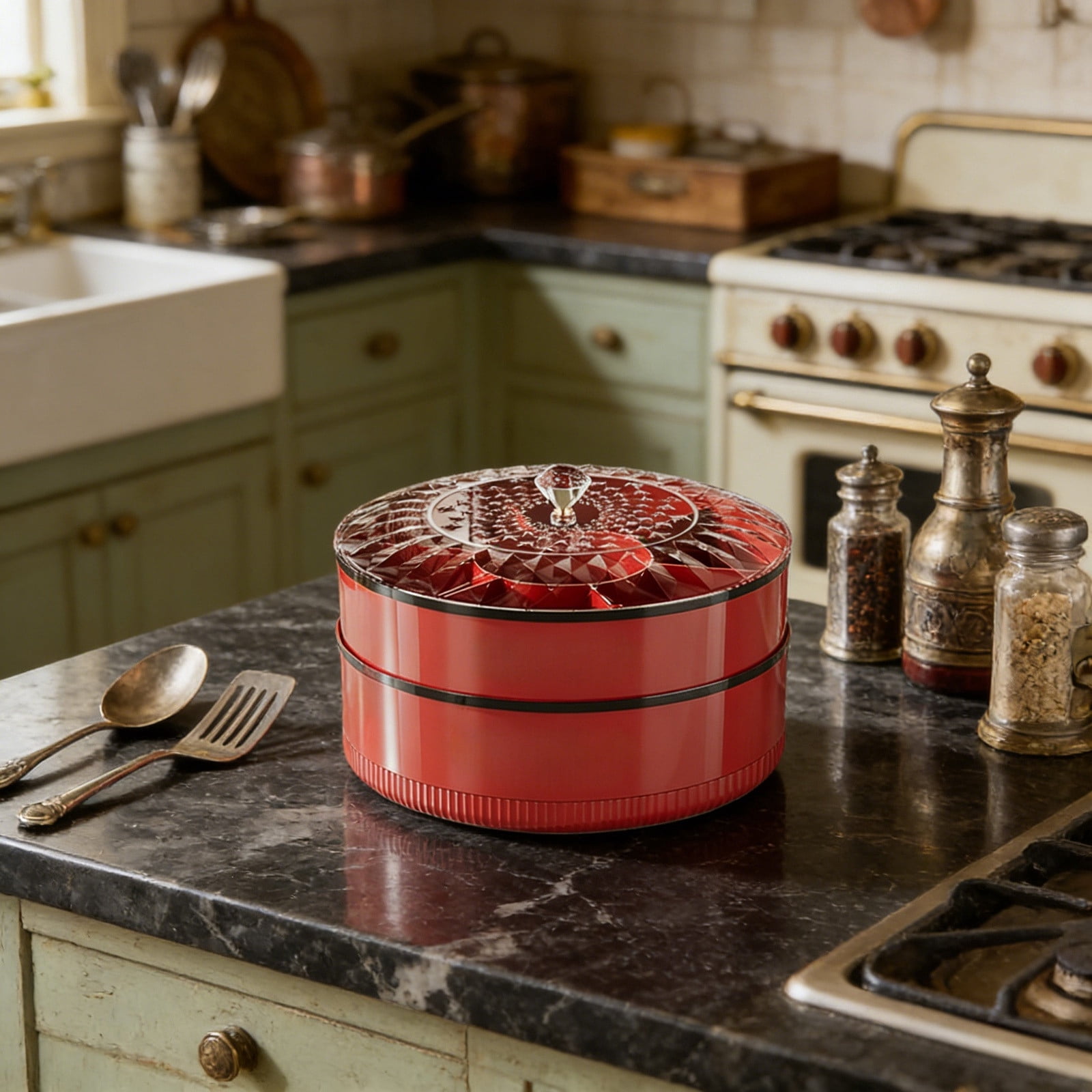 Airtight Stackable Food Storage Container for Kitchen Pantry ...