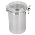 Airtight Stainless Steel Canister - Extra Large 2100ml Food Storage ...