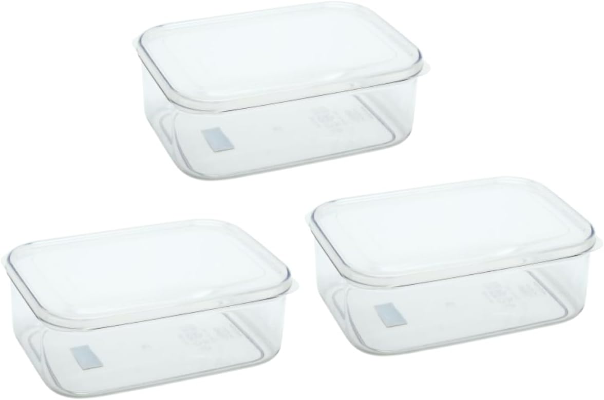 Airtight Storage Container Set of 3, Micro Clear BPA Shatterproof ...
