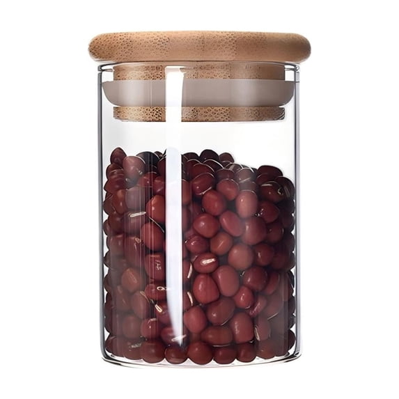 Airtight Storage Jars with Lids, Food Grade Containers for Tea, Coffee ...