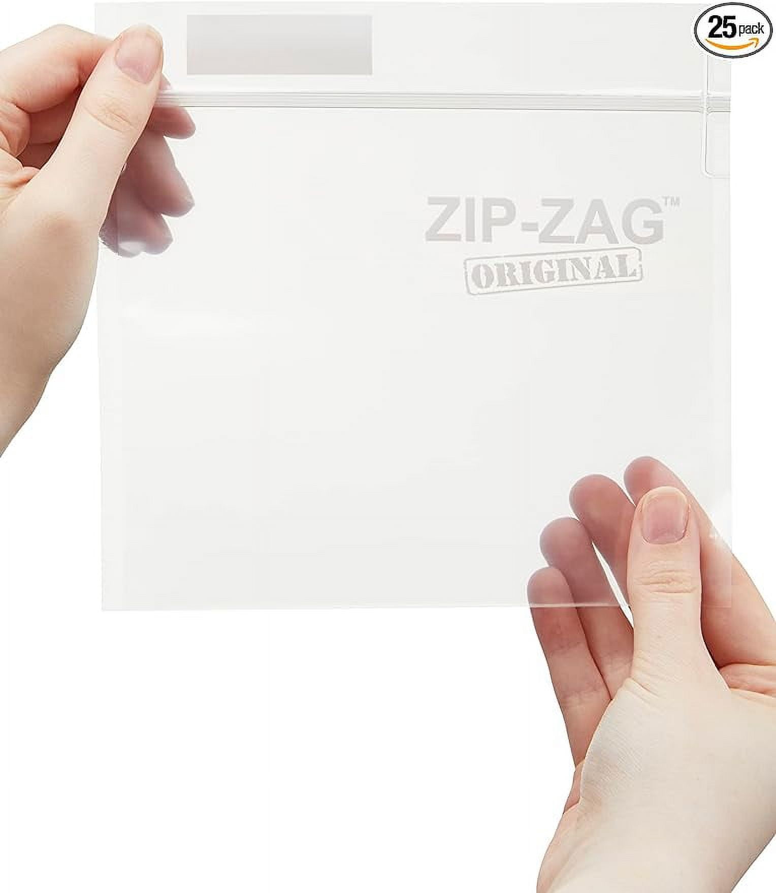 Airtight Zip-Zag Bags, Resealable and Reusable, Ensuring Odorless ...