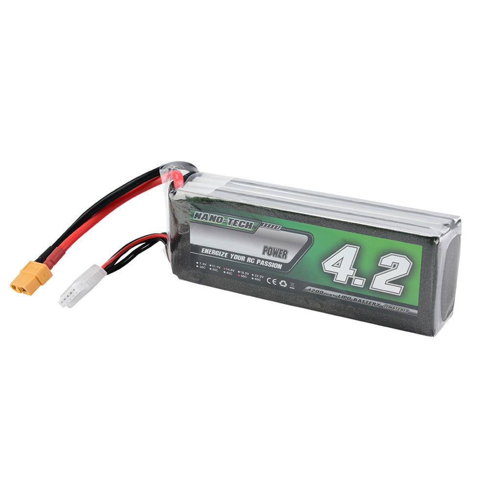 Airtonk POWER 4200mAh 14.8V 60C LiPo Battery Pack with XT60 Plug for RC ...