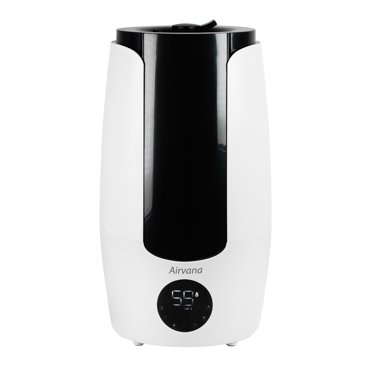 AIRCARE 831000 Space-Saver Evaporative Humidifier, White, 2700 sq. ft ...