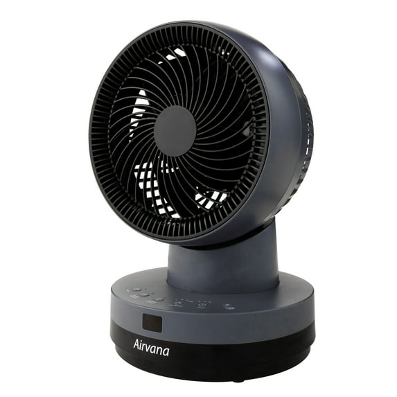 Airvana Orbital Oscillating Power Fan w/ Remote - Graphite - Walmart.com