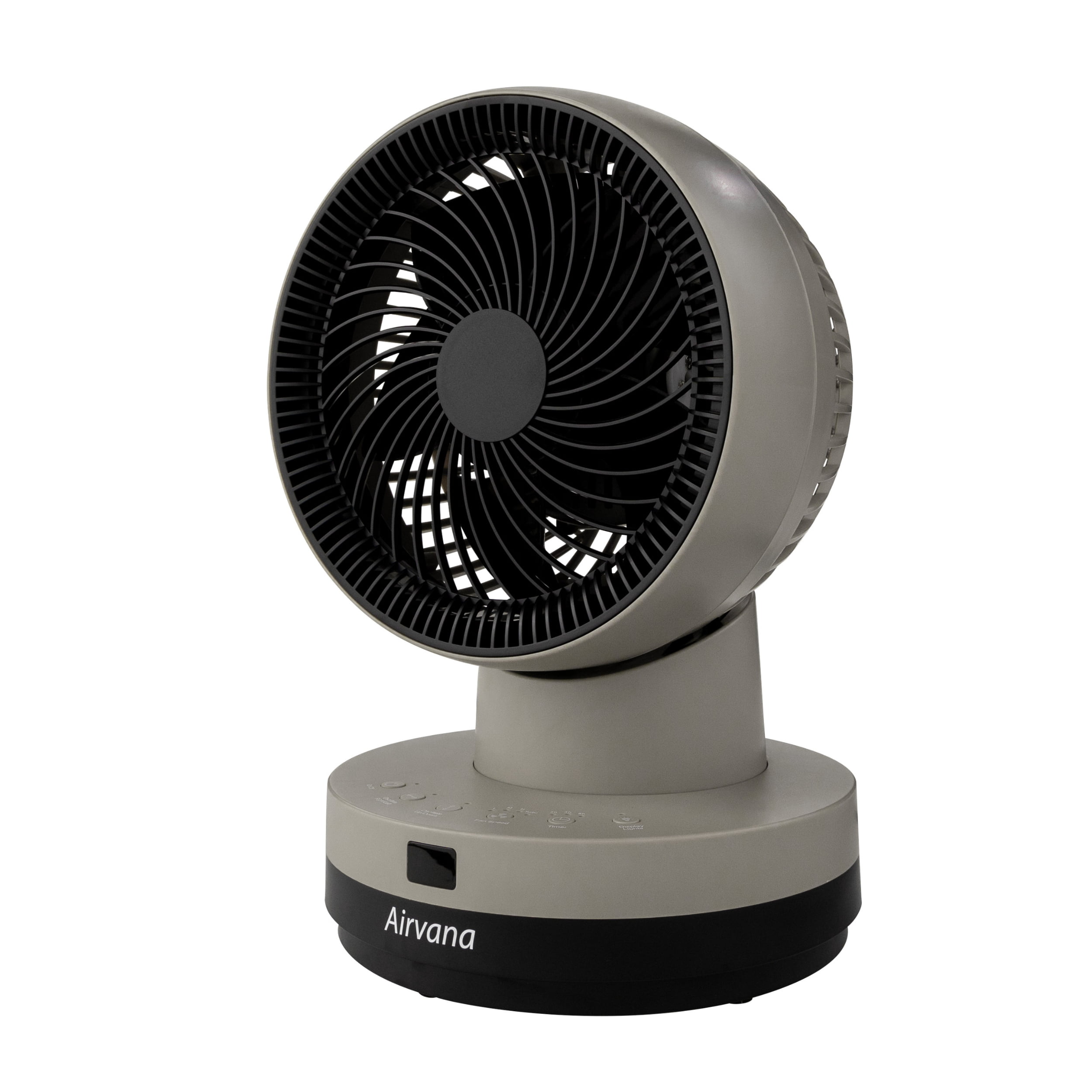 Airvana Orbital Oscillating Power Fan w/ Remote - Taupe - Walmart.com