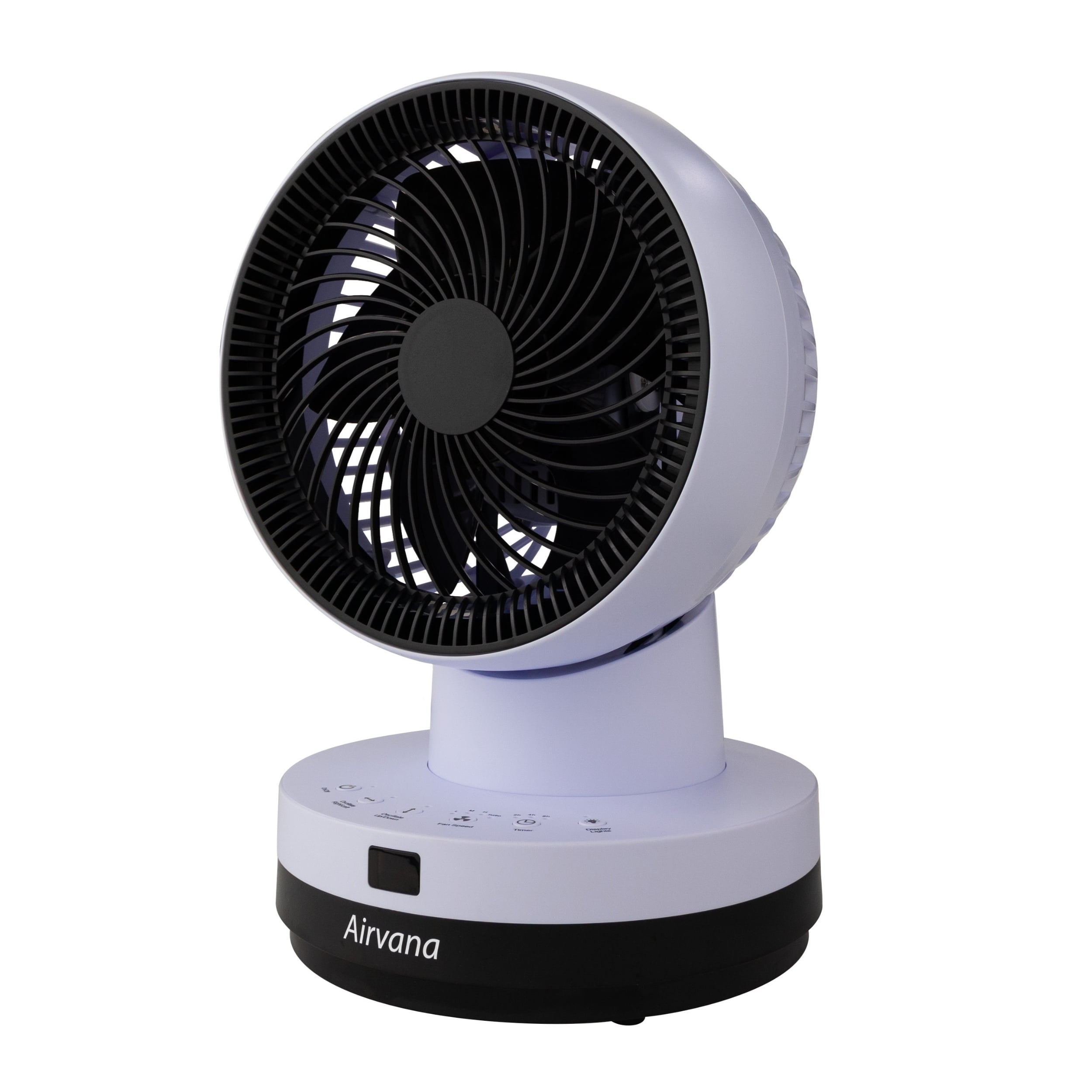 Airvana Orbital Oscillating Power Fan w/ Remote - White - Walmart.com