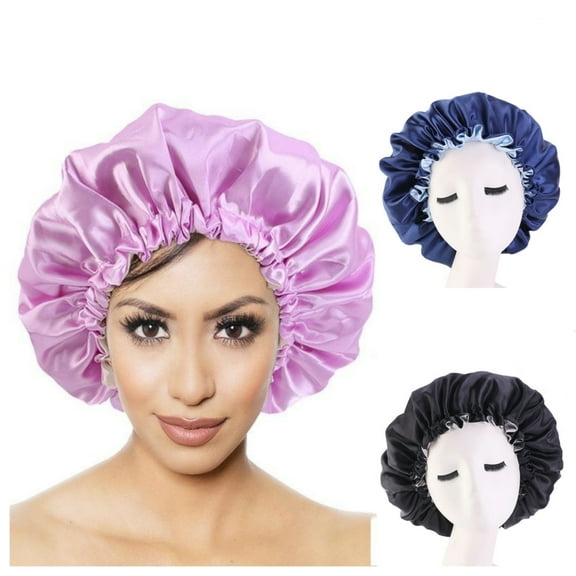 Anchor navyblue vintage print Silk Bonnet for Sleeping Women Men ...