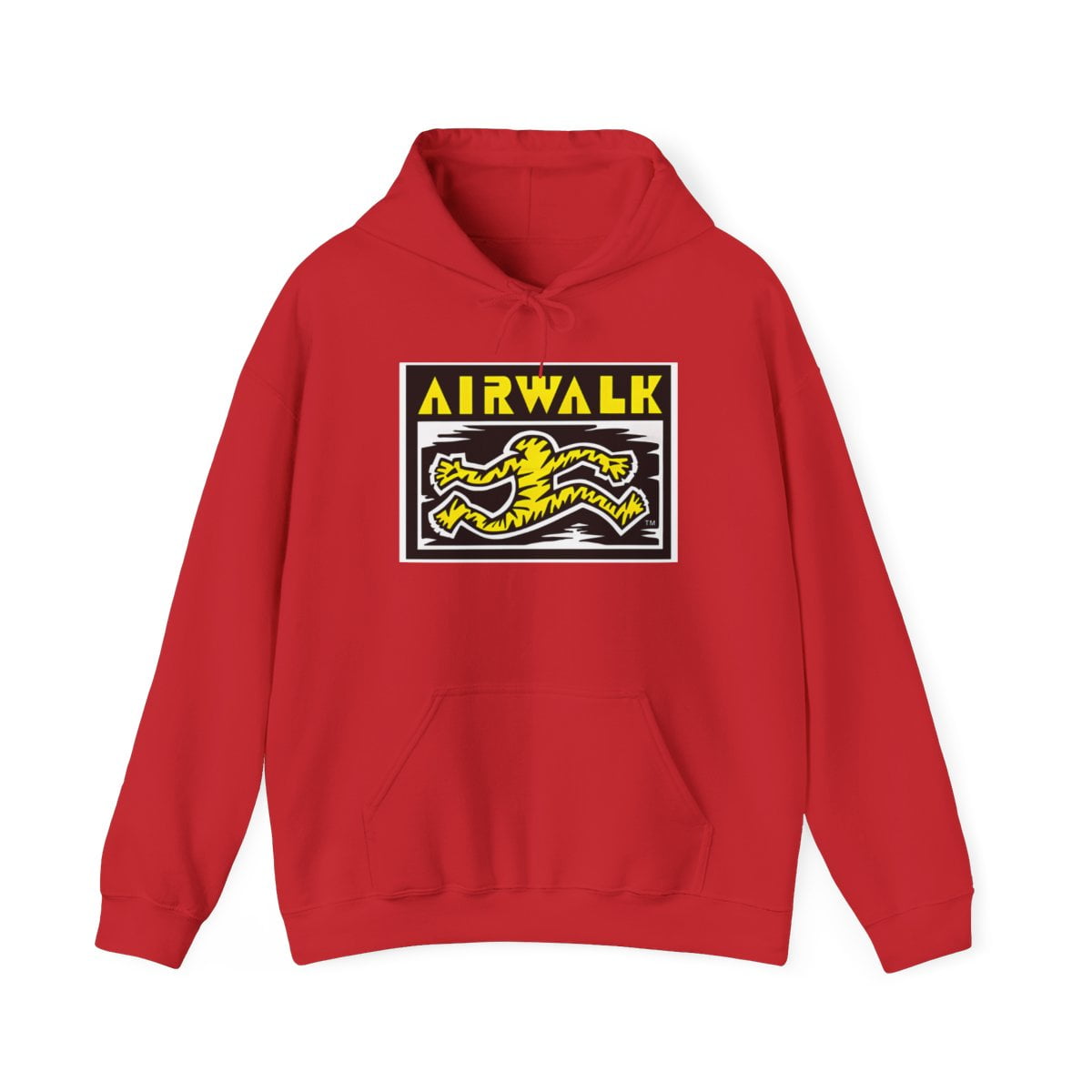 Airwalk Vintage Retro 90s 80s Skateboarding Hoodie Design - L / Red ...