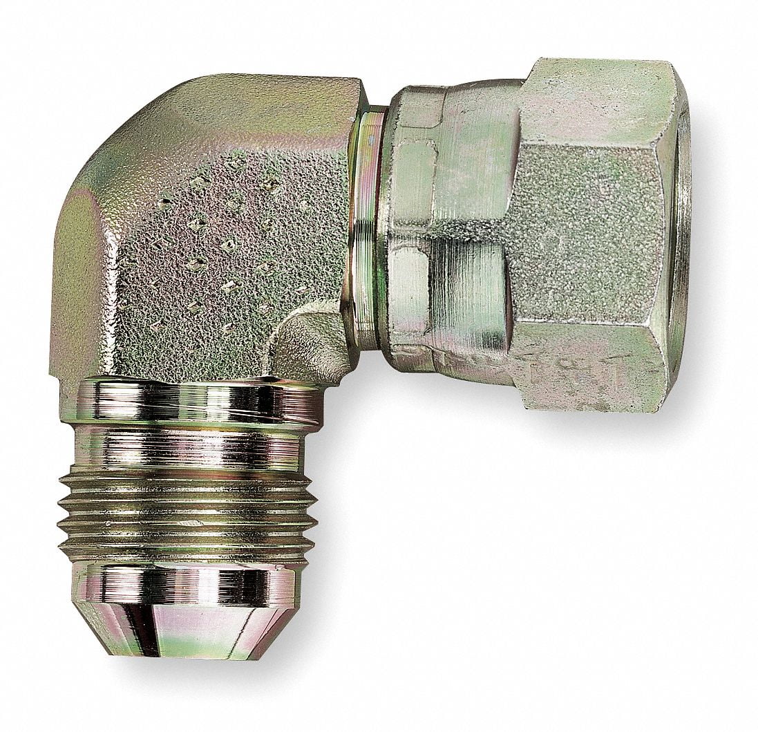 Airway Male Elbow, 37 deg.,Tube x JIC 6500-0606SS - Walmart.com