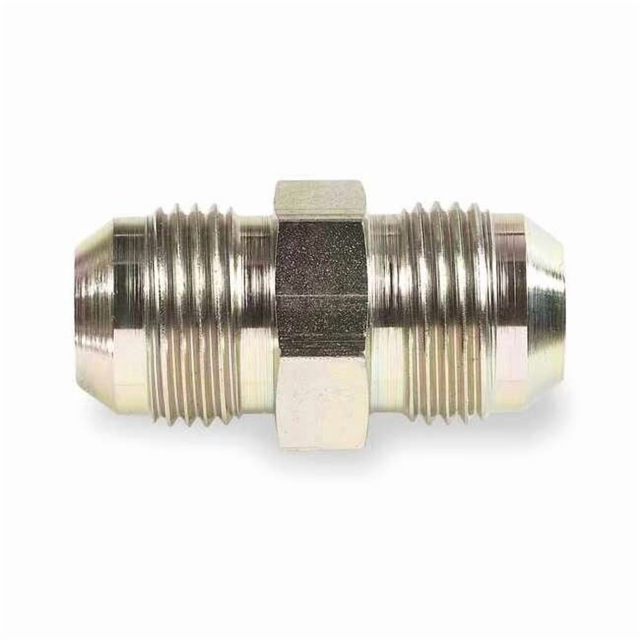 Airway Male Straight Union,37 deg.,Tube x JIC 2403-0404SS - Walmart.com