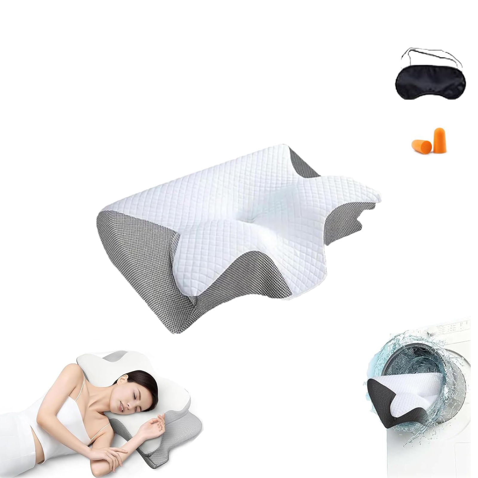Airway Pro Sleep Apnea Pillow, Airway Pro Cervical Pillow - All-Night ...