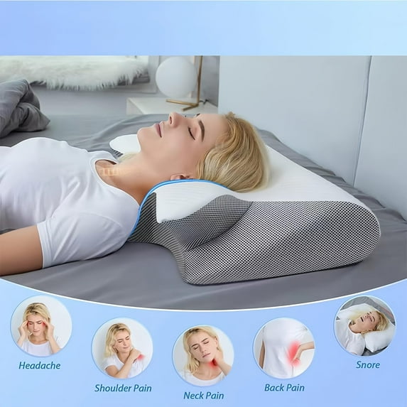 Airway Pro Sleep Apnea Pillow, Airway Pro Cervical Pillow, Neck ...