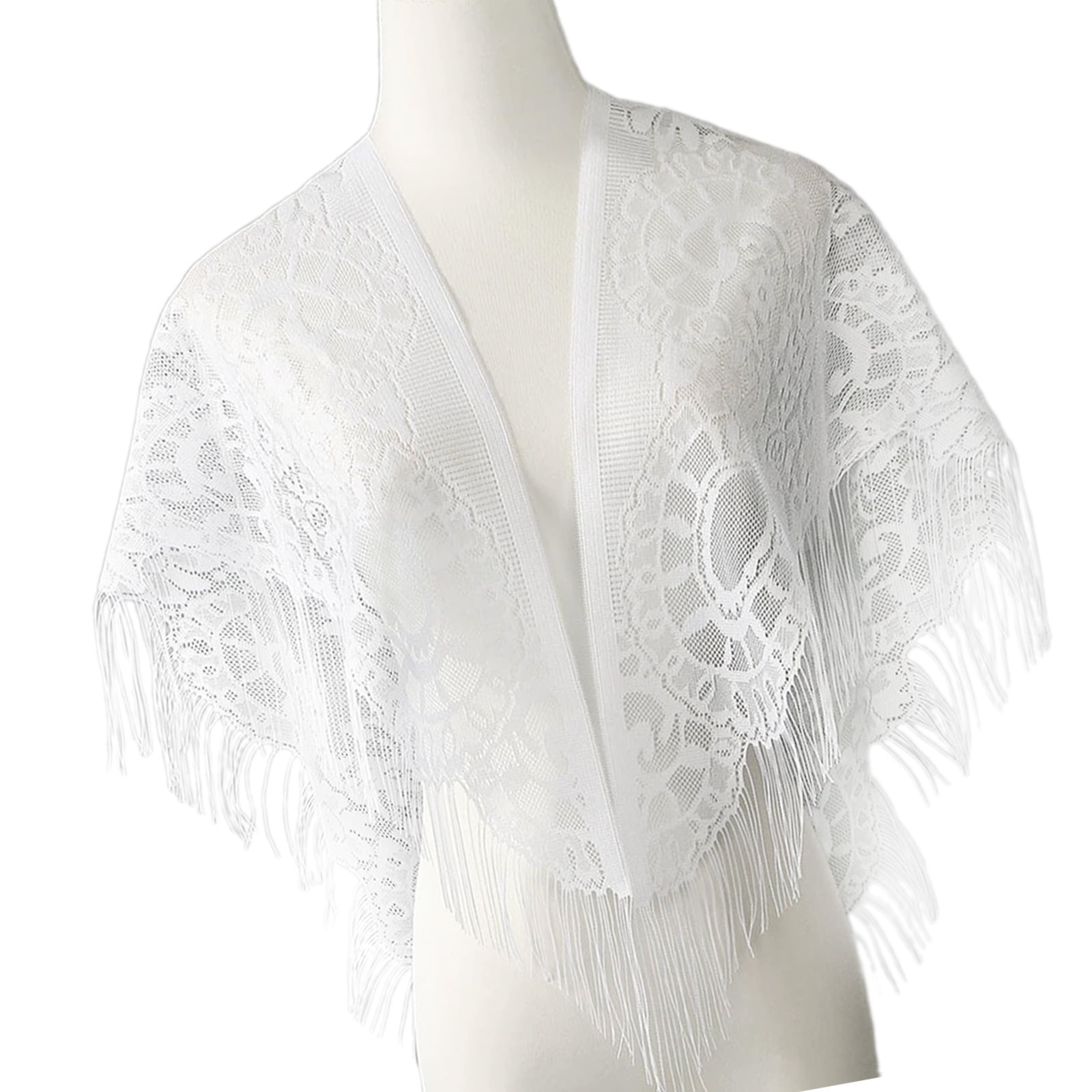 Airy Sheer Lace Scarf Elegant Design Breathable Fabric Women’s ...