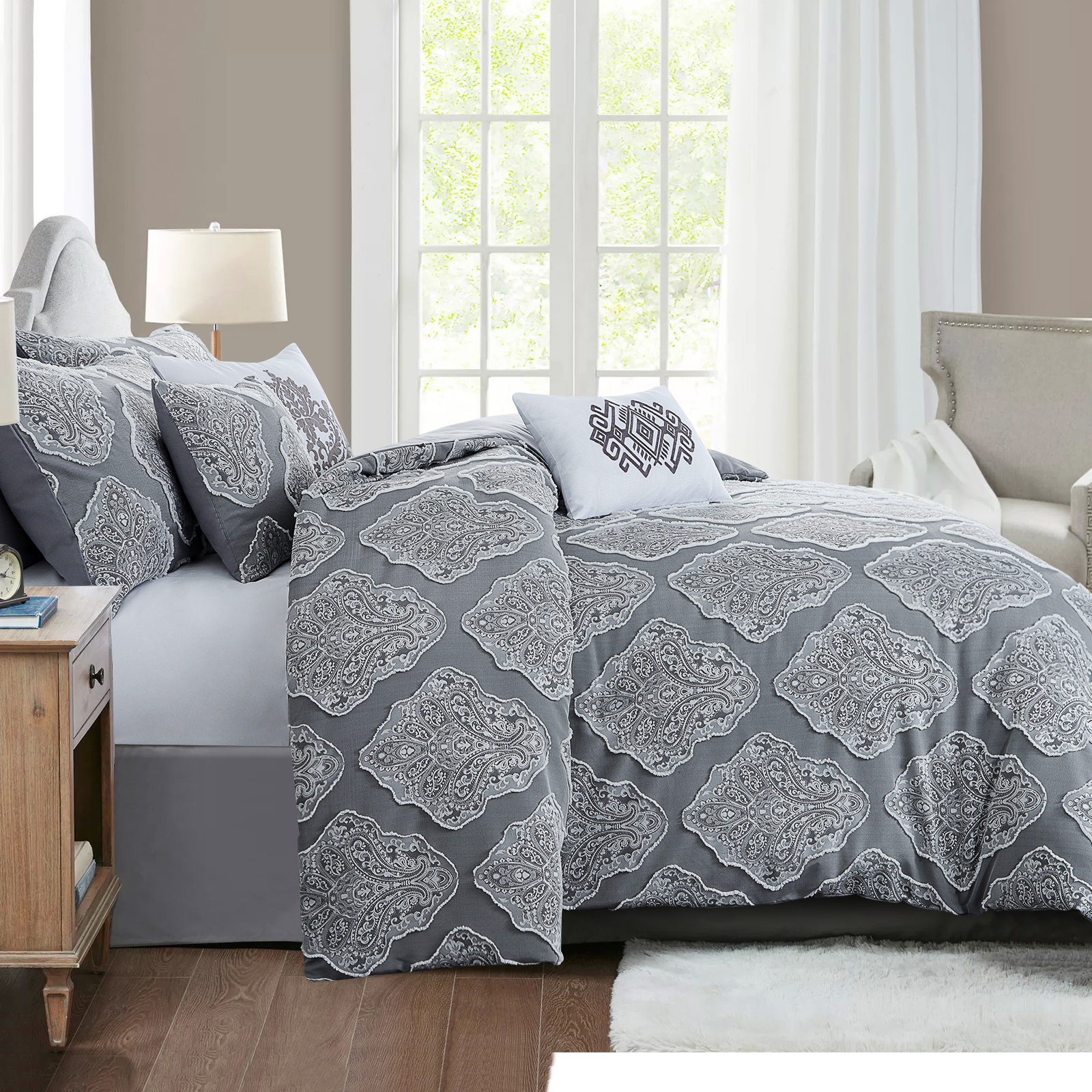510 Design Onida Super Soft 8 Piece Bedding Comforter Set - Walmart.com