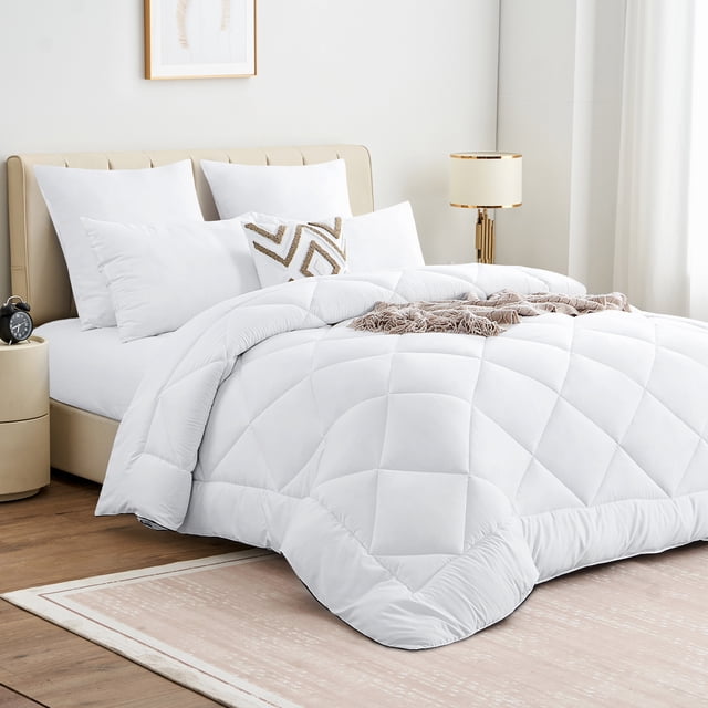 Aisbo Fluffy Duvet Insert Queen - Queen Size Duvet Insert White for All ...