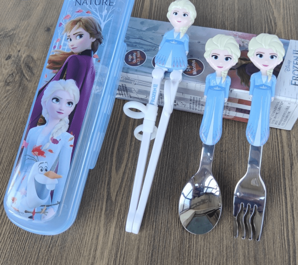 Aishah Kids' 3D Training Chopsticks Set - Stainless Steel Child ...