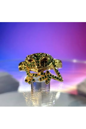 Green Frog Ring