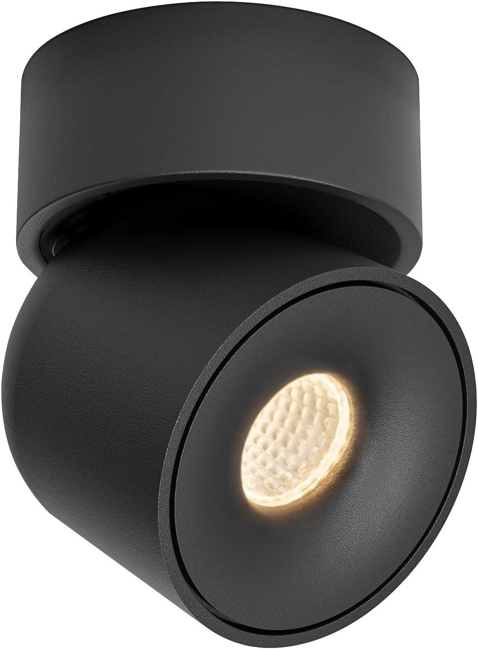 Aisilan LED Indoor Black Ceiling Spot Light 9W Surface Mounted Light ...