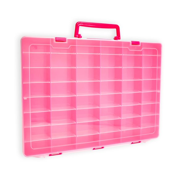 Aisle 3 Essentials Plastic Toy Storage Case for Mini Toys, Collectibles ...