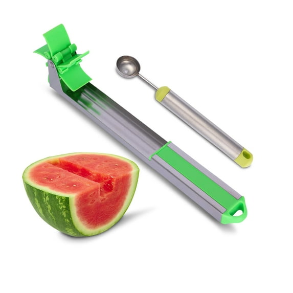 Aisle 3 Essentials Stainless Steel Watermelon Cutter Slicer Tool ...