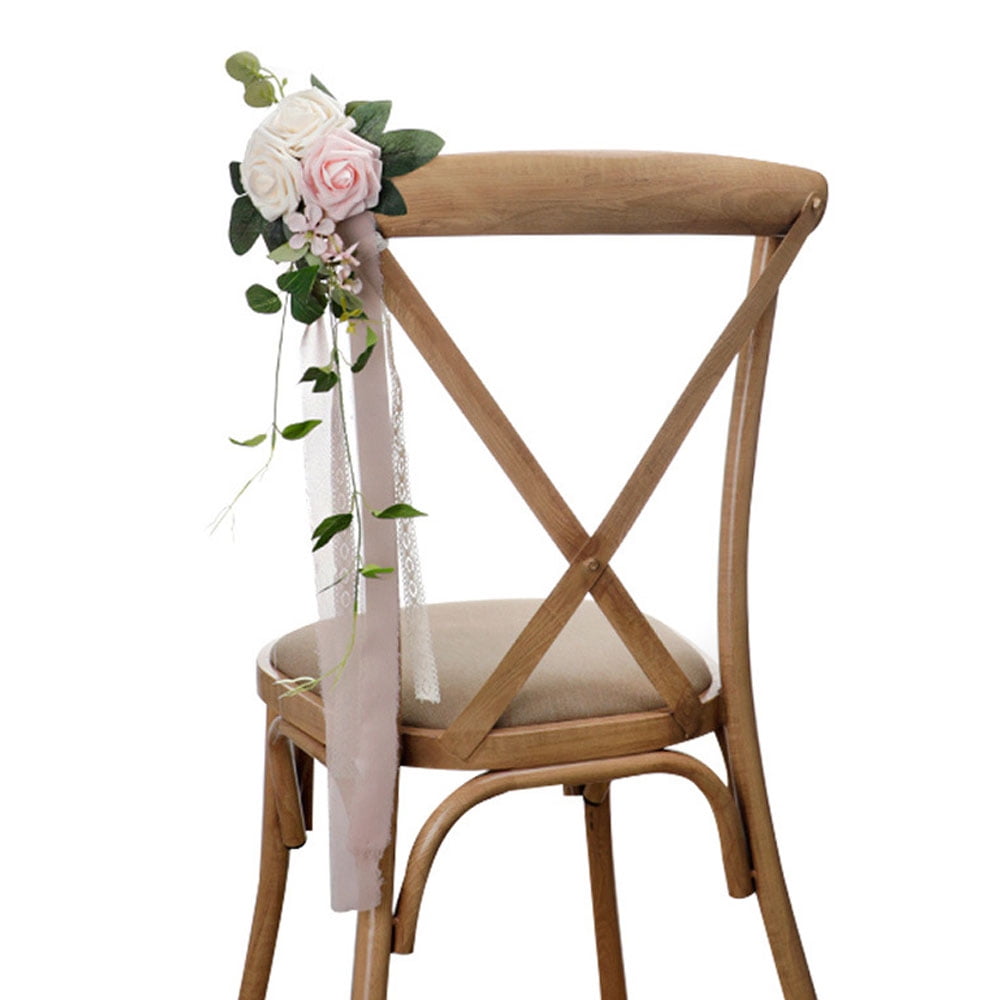 Aisle Flower Arrangement For Wedding Ceremony Aisle Chair Back Floral ...