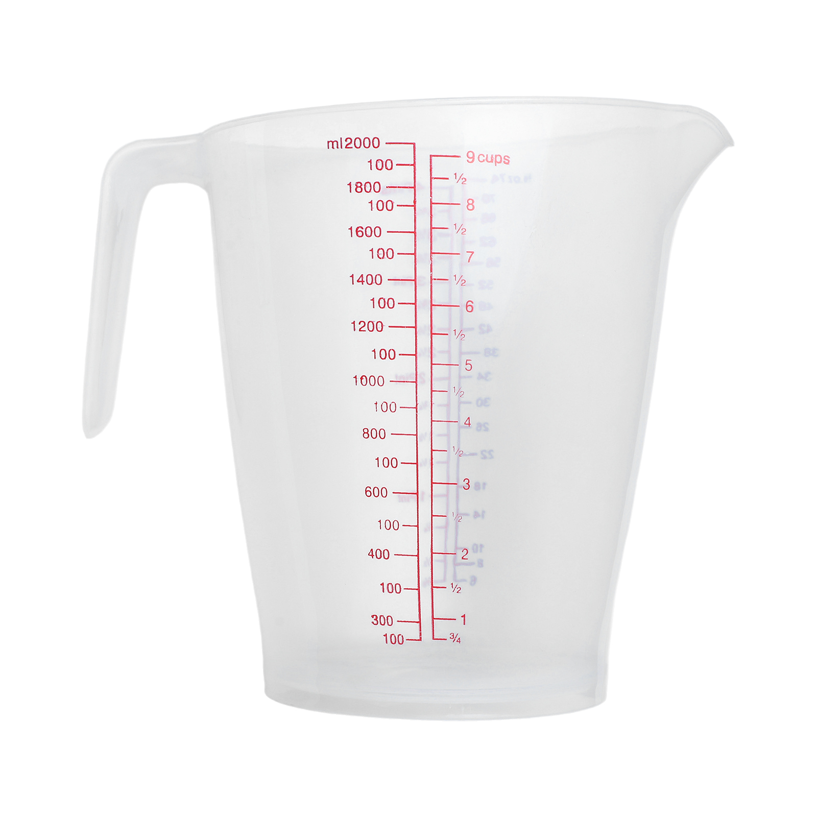 Aislor 250ml 500ml 1000ml Plastic Measuring Cup with Scale Kitchen Tool Measuring Jug with Scale ...