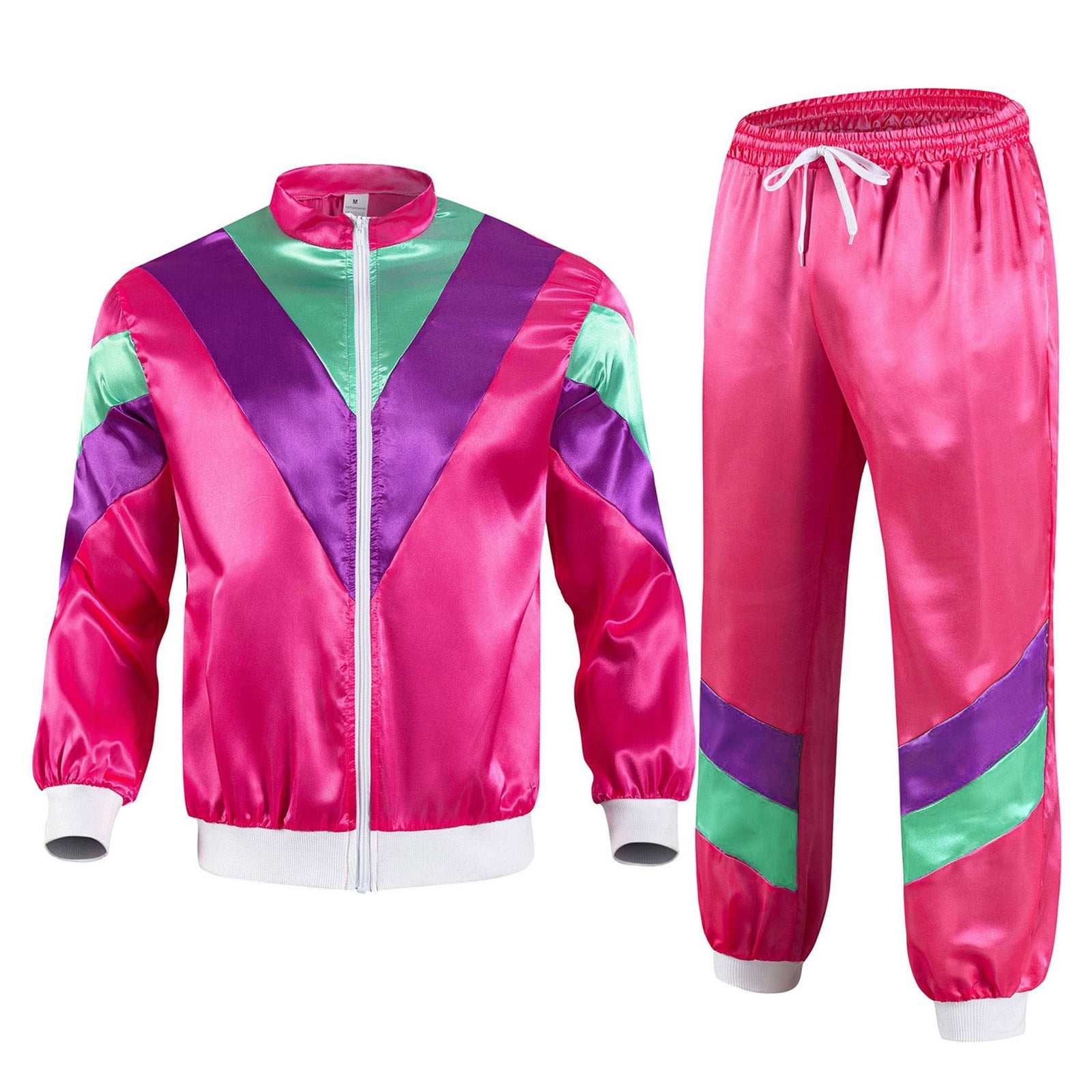Aislor 80s Tracksuit for Women Retro Windbreaker Outfit 90s Stand ...