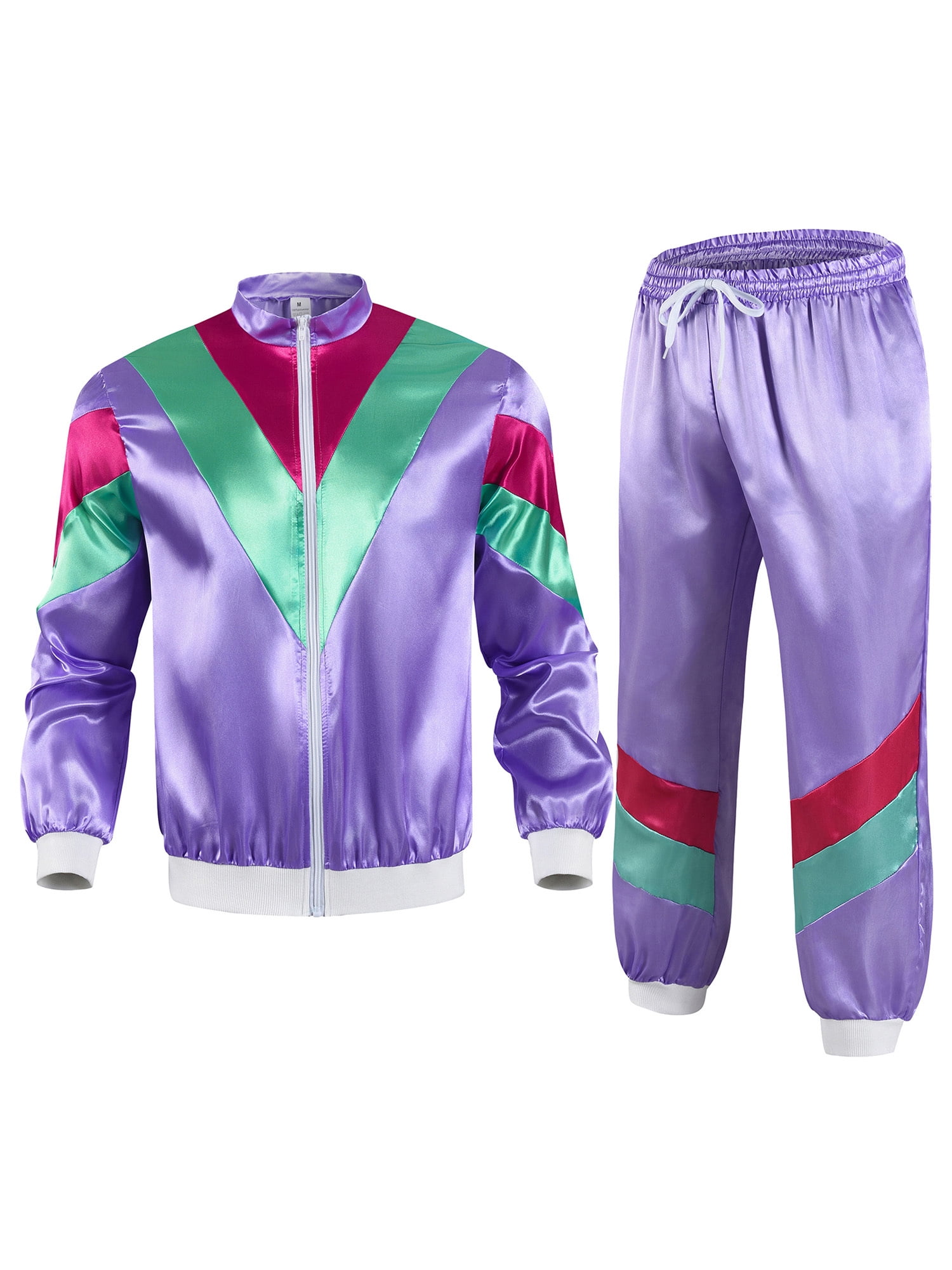 Aislor 80s Tracksuit for Women Retro Windbreaker Outfit 90s Stand ...