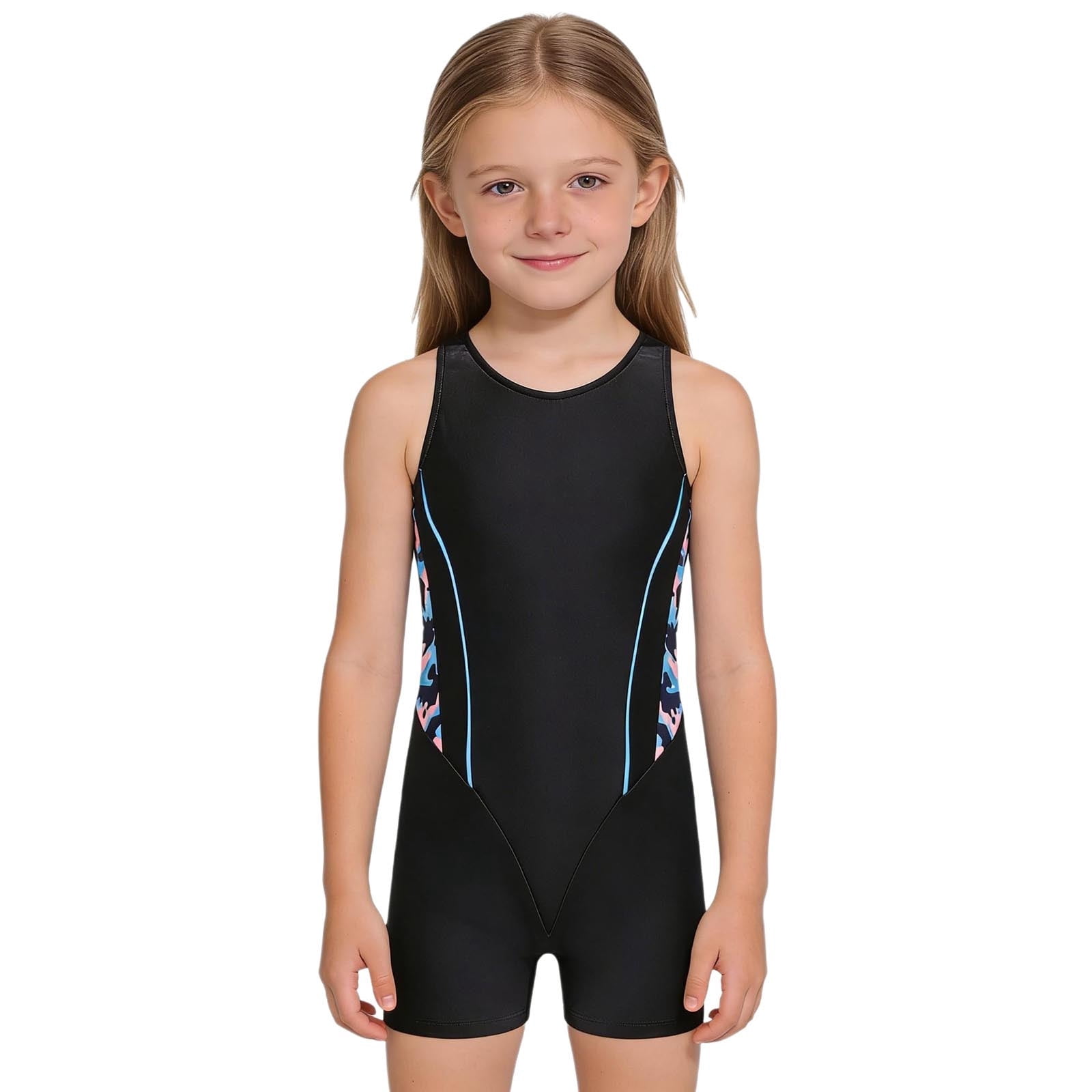 Aislor Girls Boyleg Cutout One-piece Swimsuits Swimming Costume ...