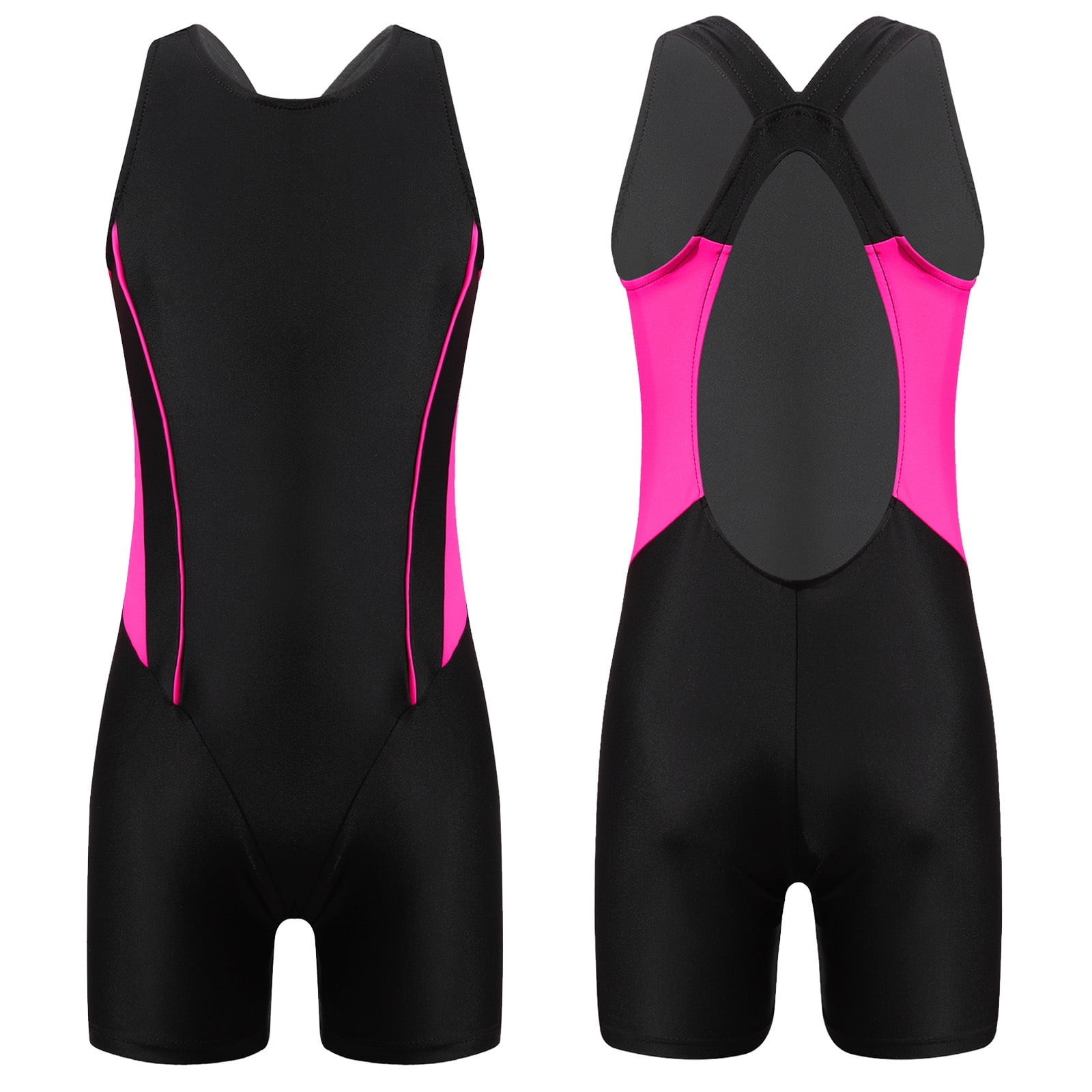 Aislor Girls Boyleg Cutout One-piece Swimsuits Swimming Costume ...