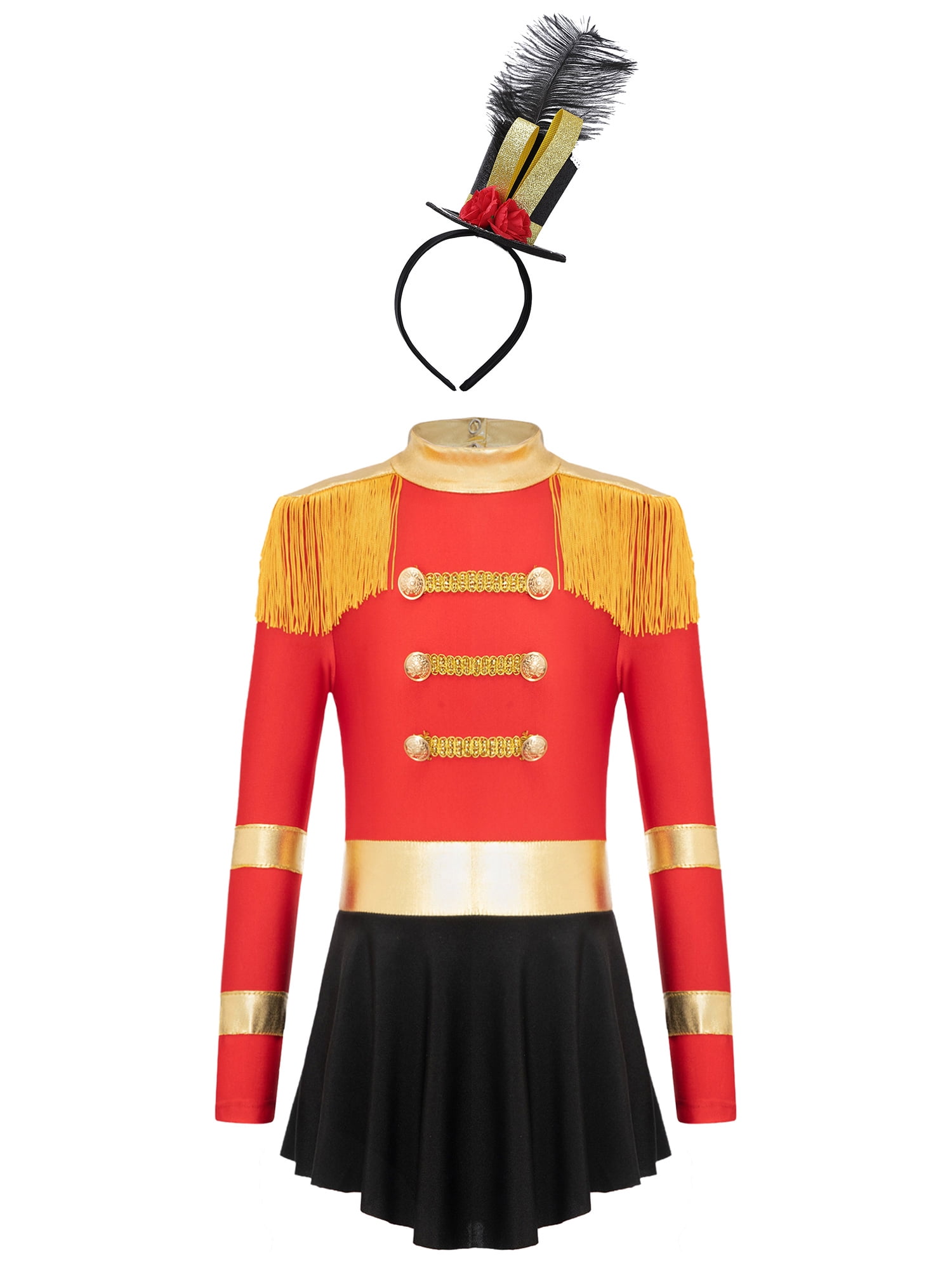 Aislor Girls Circus Ringmaster Outifts Kids Mgaician Cosplay Costume ...