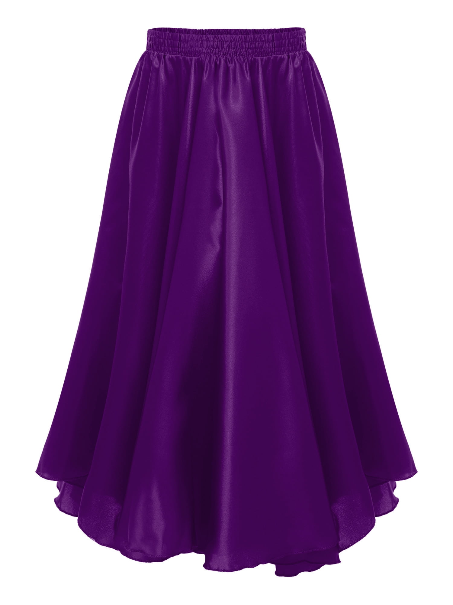 Aislor Girls Long Full Circle Dance Gypsy Latin Spanish Flamenco Skirt ...