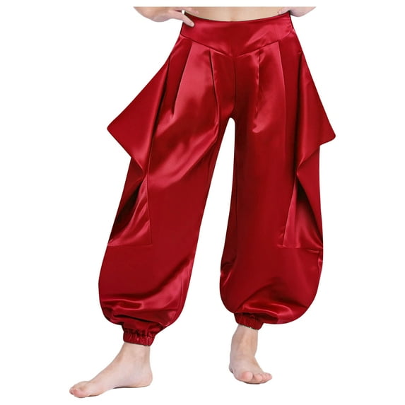 Aislor Girls Ruffle Arab Belly Dance Satin Harem Celebration of Spirit ...