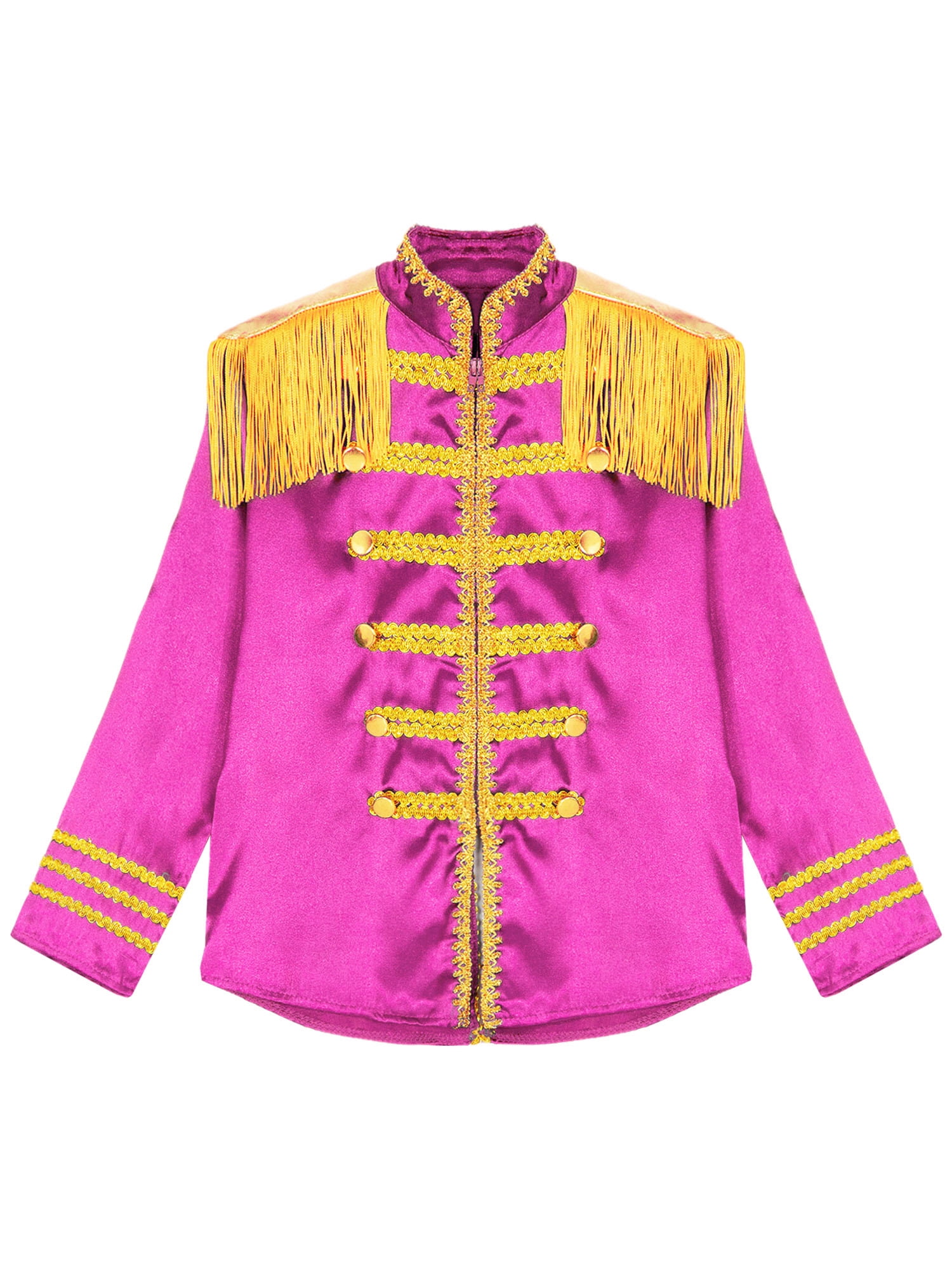 Aislor Kids Boys Girls Hippie Disco Long Sleeve Tassels 1960s British ...