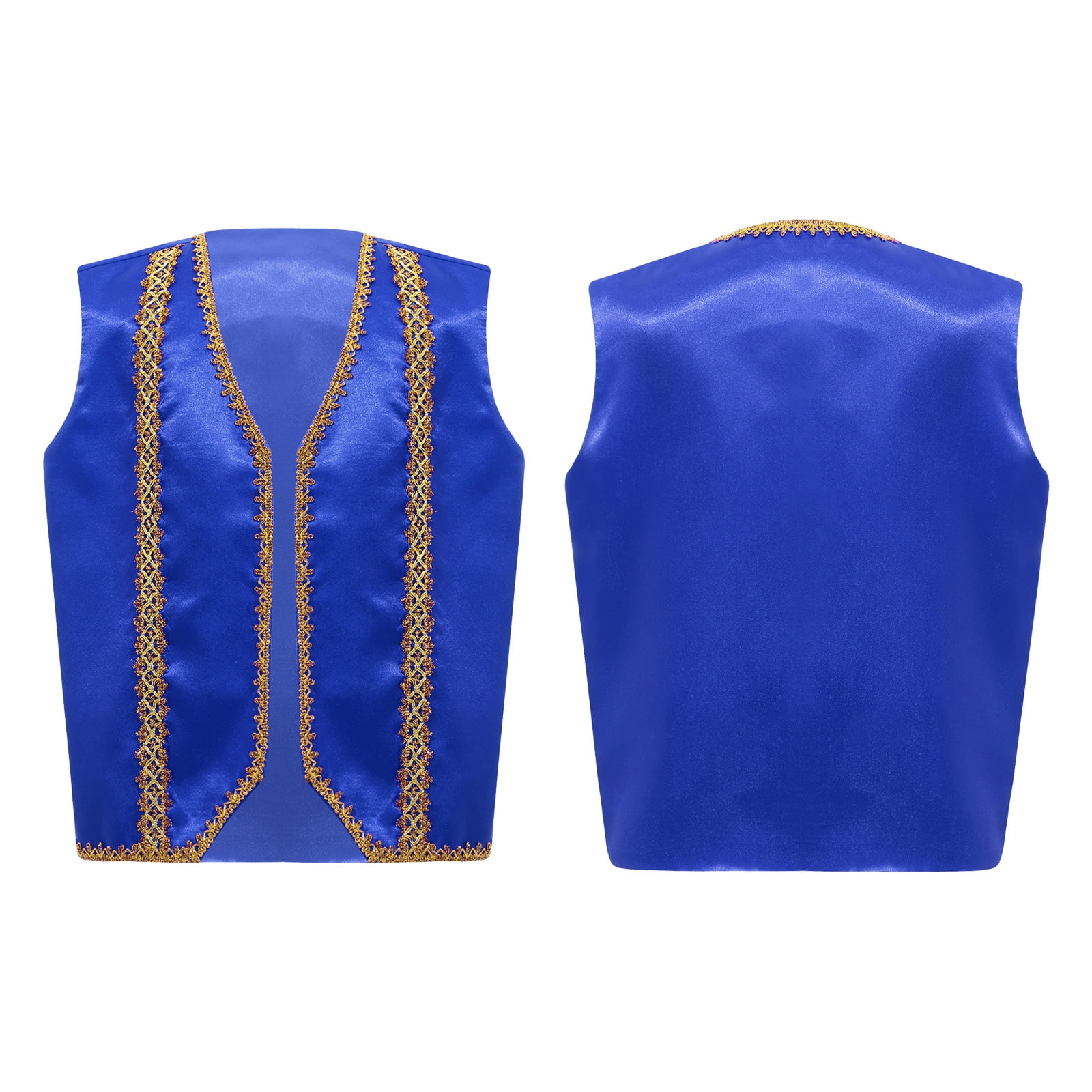 Aislor Kids Boys Medieval Steampunk Gothic Waistcoat Golden Decoration ...