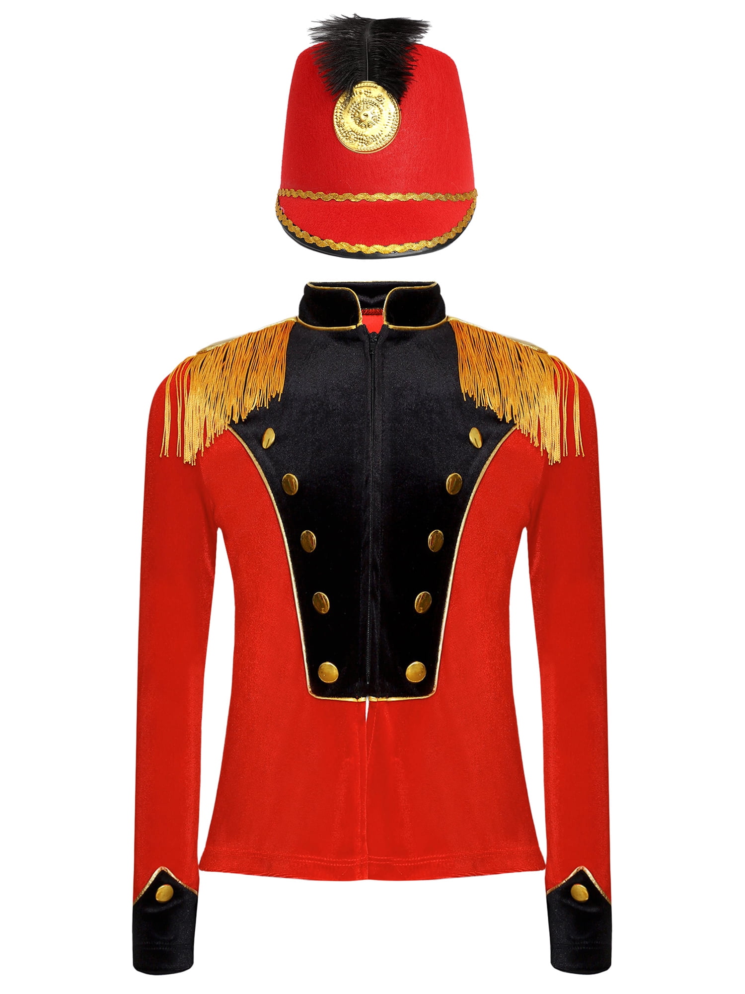 Aislor Kids Drummer Cosplay Costume Marching Band Majorette Soldier ...