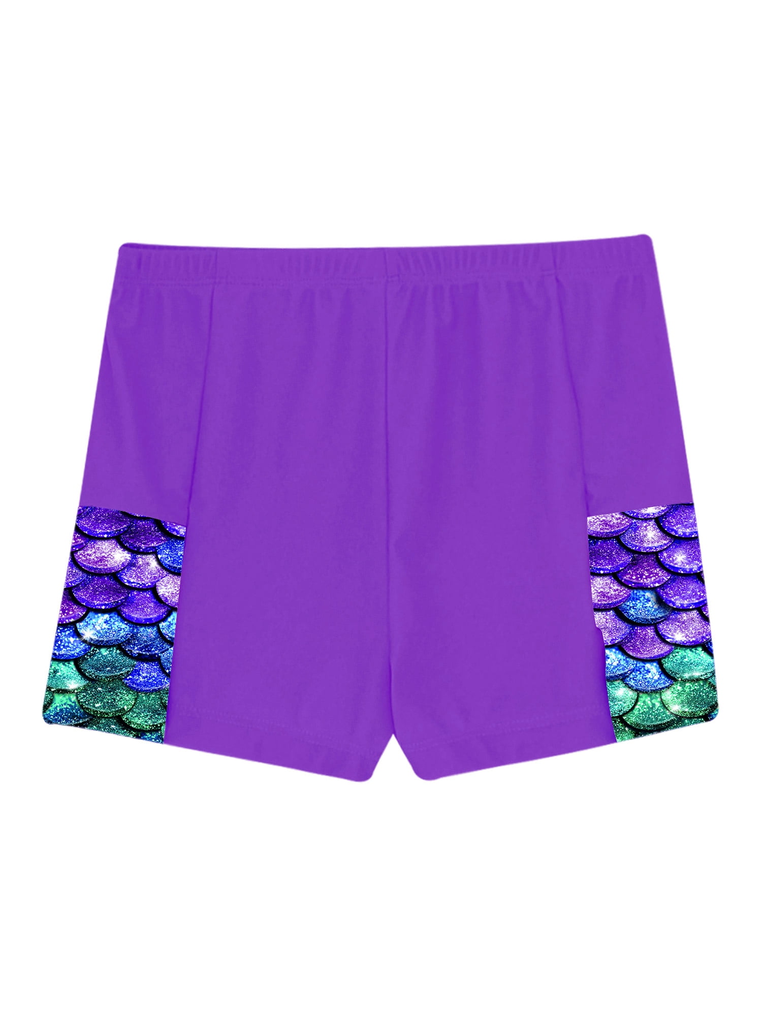 Aislor Kids Girls Active Swim Board Shorts UPF 50+ Sun Protection ...