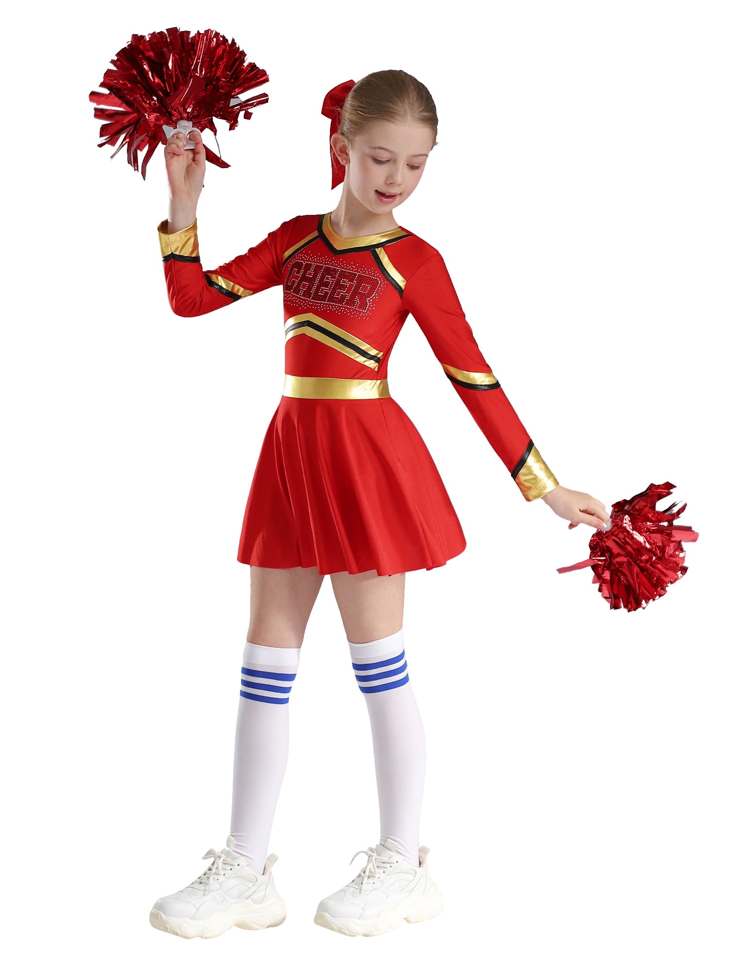 Aislor Kids Girls Cheerleading Carnival Halloween Cheer Leader Dance ...