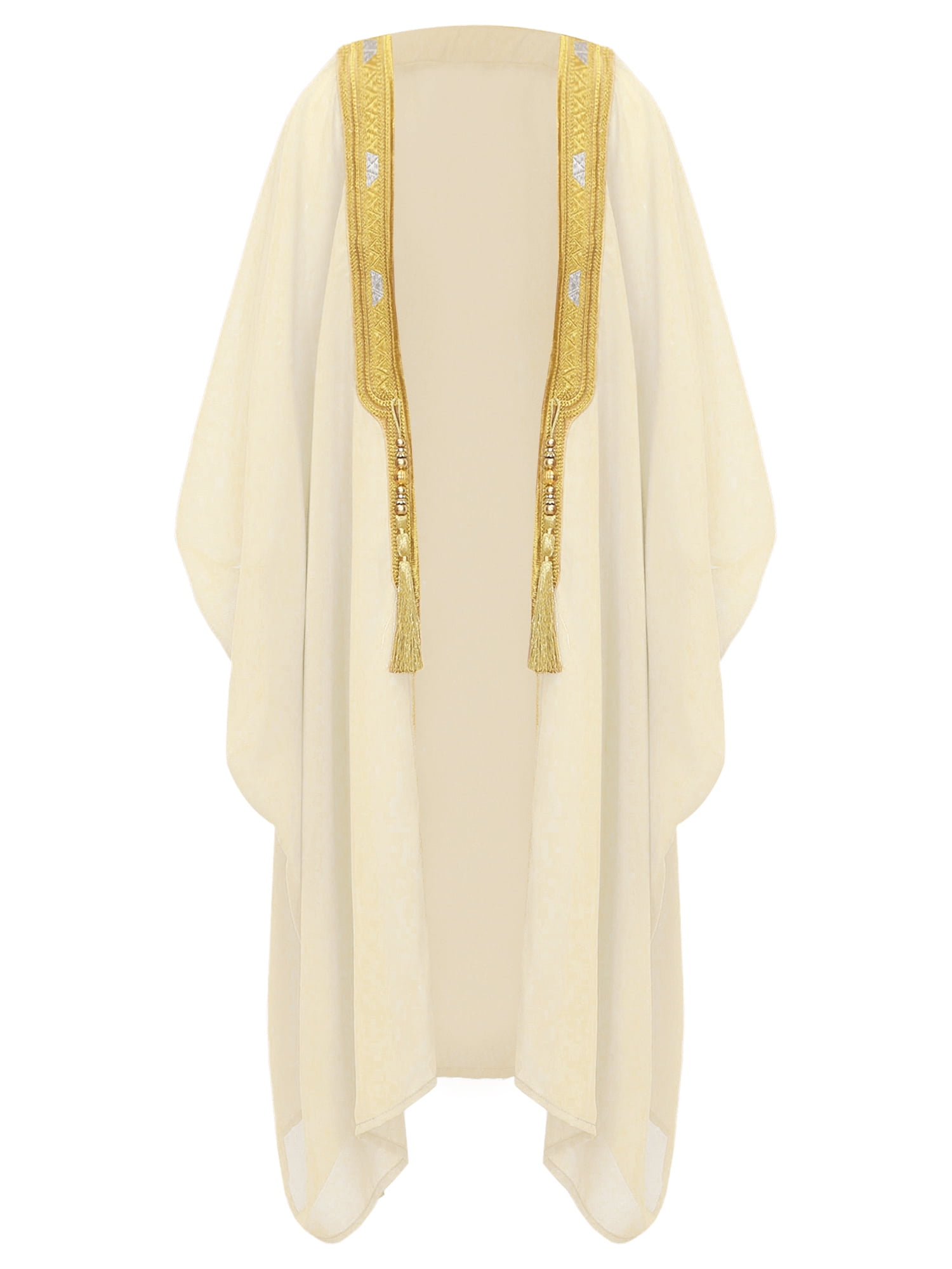 Aislor Kids Girls Graduation Gown Praise Church Choir Robes Sheer Mesh ...