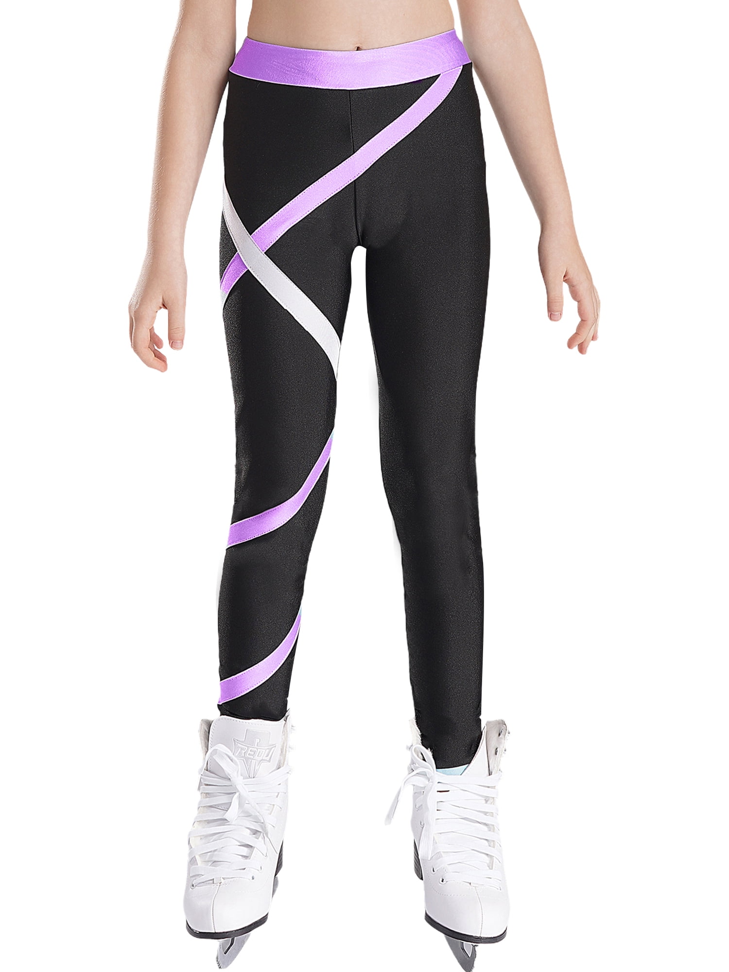 Aislor Kids Girls Leggings Athletic Dance Gym Yoga Compression Pants ...