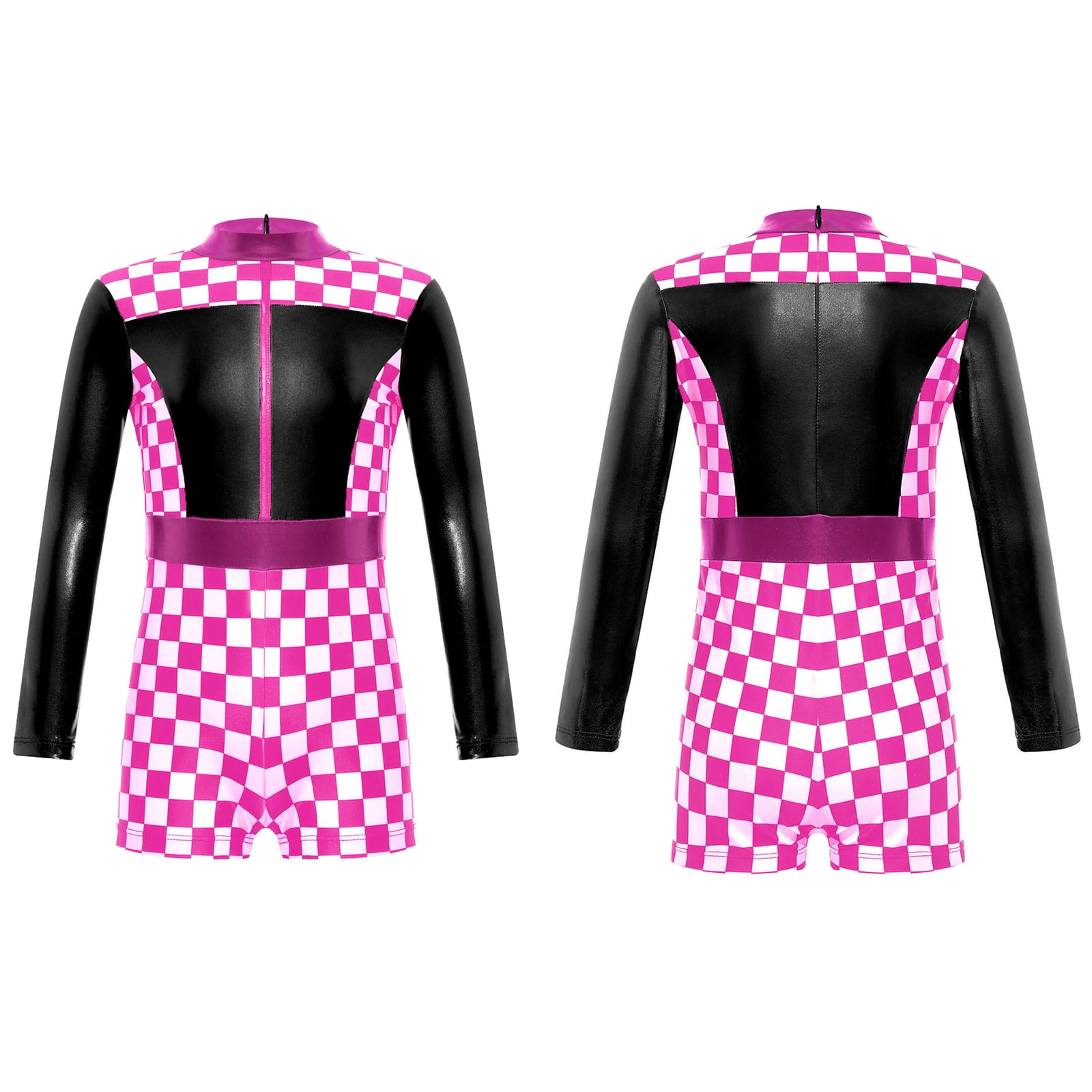 Aislor Kids Girls Race Car Driver Halloween Costume Long Sleeve Color ...