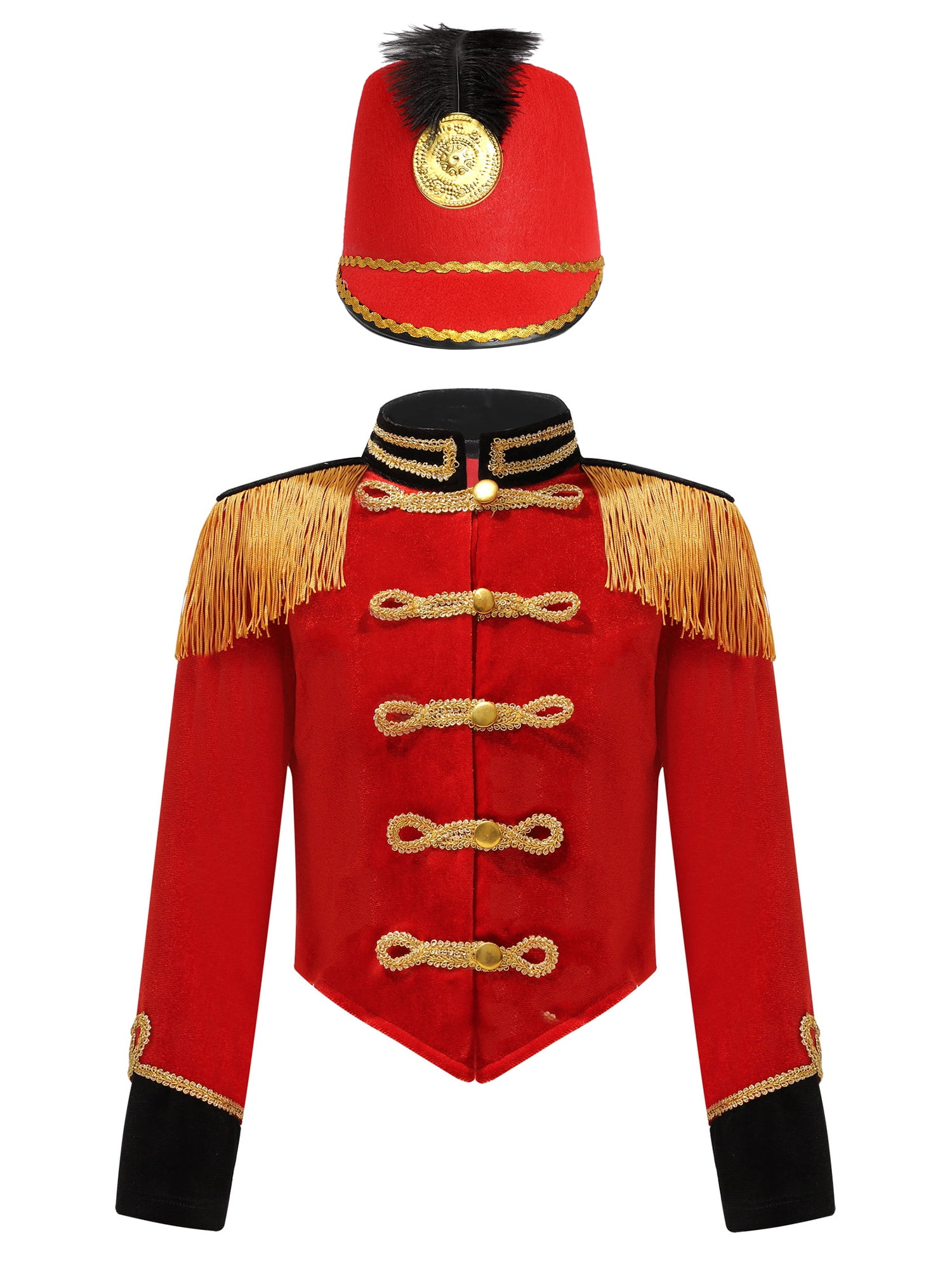 Aislor Kids Girls Royal Guard Cosplay Costume Drum Marching Band ...